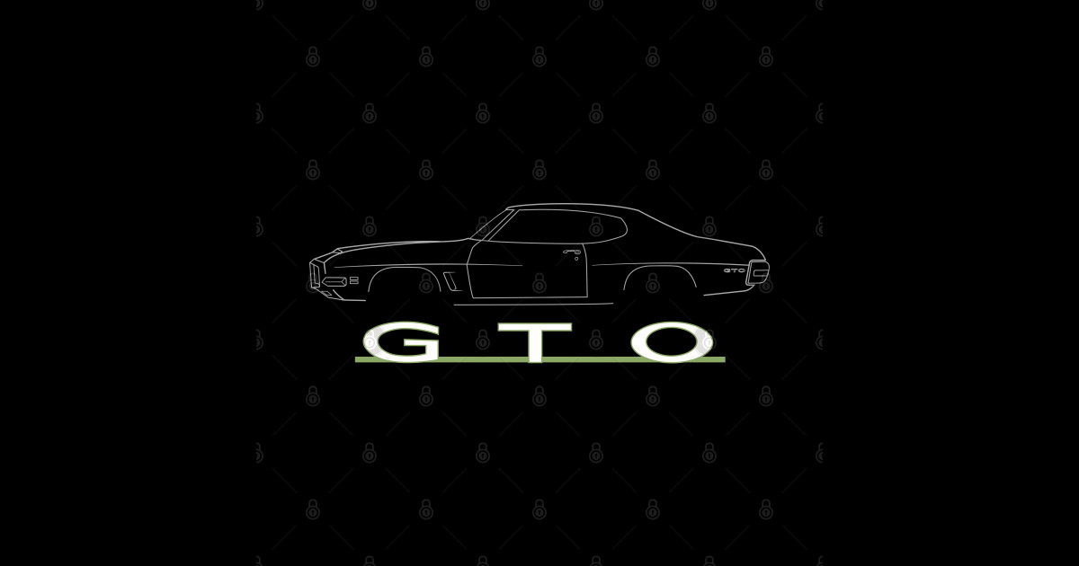 1972 Pontiac GTO - 1972 Gto - Sticker | TeePublic