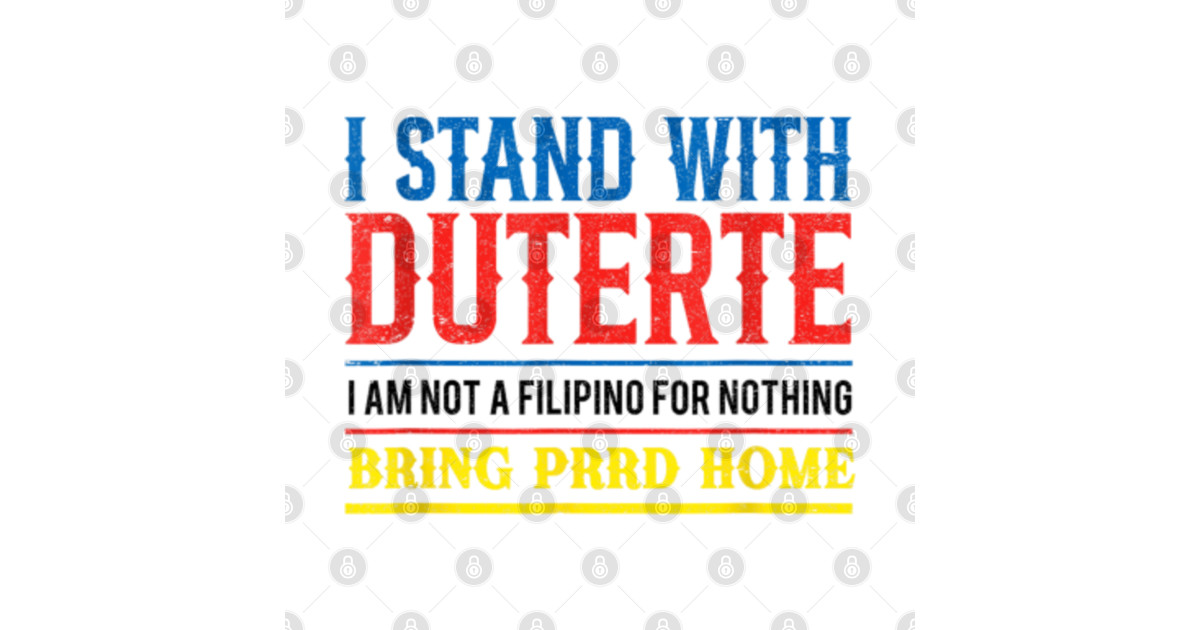 Support Duterte – Stand with Duterte Against ICC Charges free duterte ...