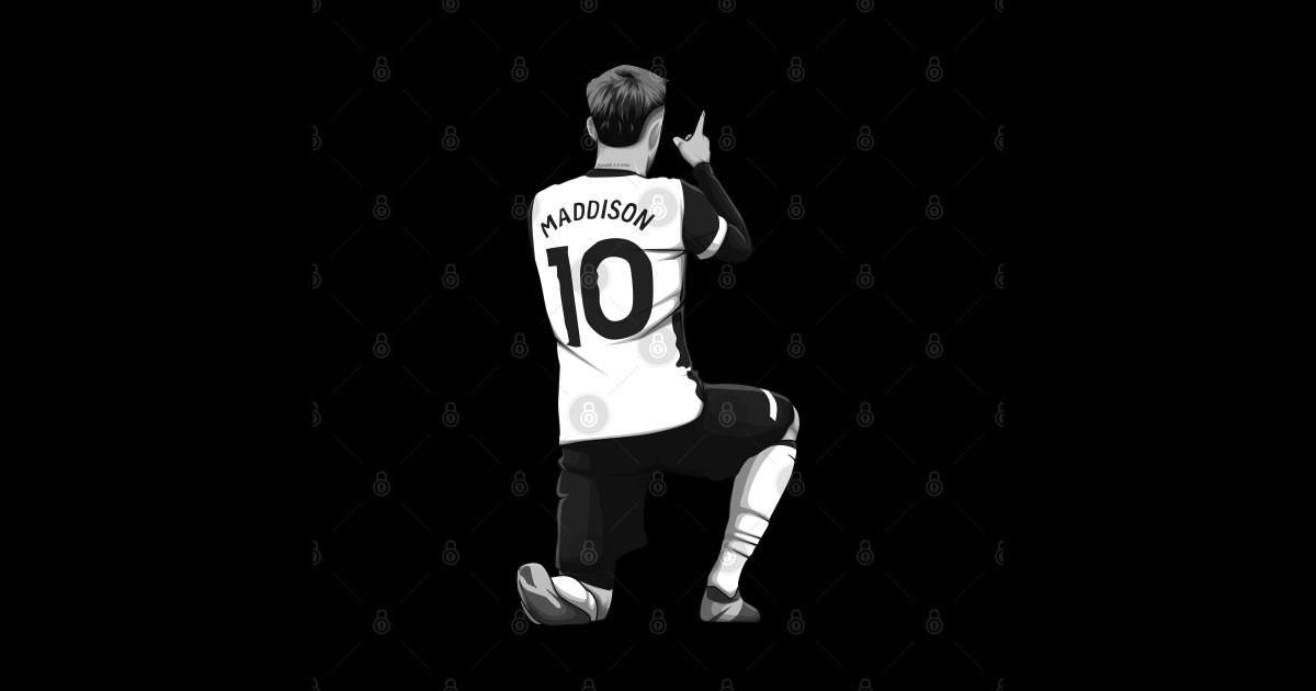 James Maddison Black and White Version - Soccer Player - Posters and ...