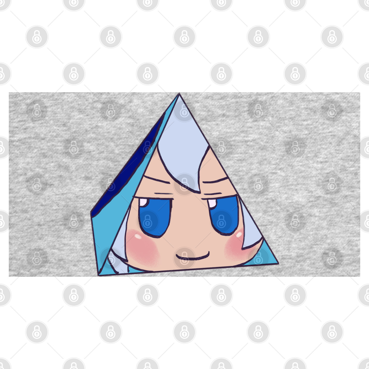 I draw that spinning pyramid cirno fumo plush face / touhou memes ...