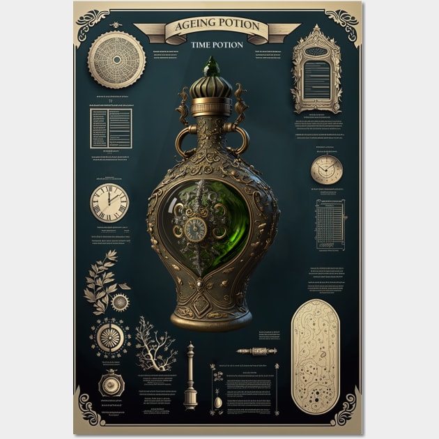 Ageing potion. Time potion. Magic potion - Potion - Posters and Art ...