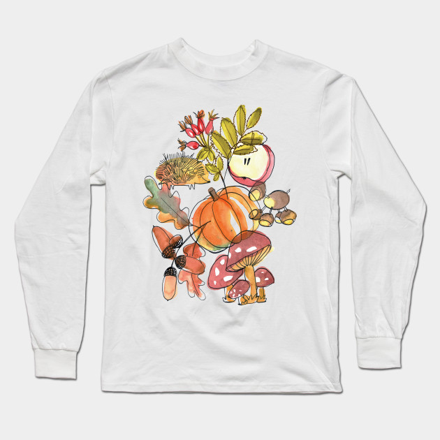 seasons: Autumn - Autumn - Long Sleeve T-Shirt | TeePublic
