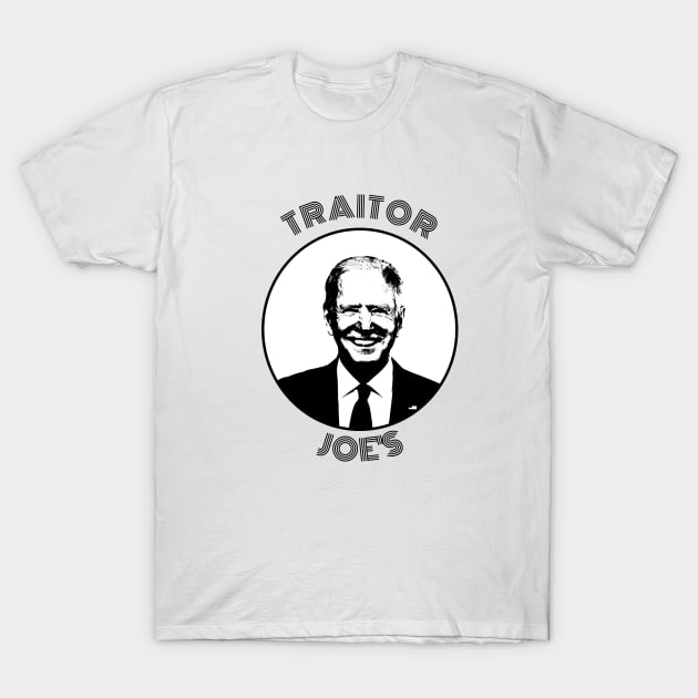 Traitor Joe's Retro Black and White Design - Traitor Joe - T-Shirt ...