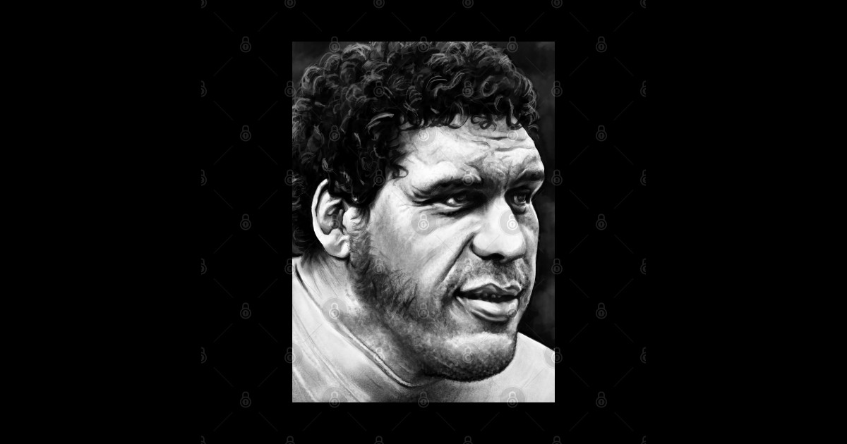 Andre Roussimoff AKA Andre the Giant - Wrestling - Sticker | TeePublic