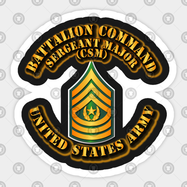 Army - Battalion Command Sergeant Major - Army Battalion Command ...