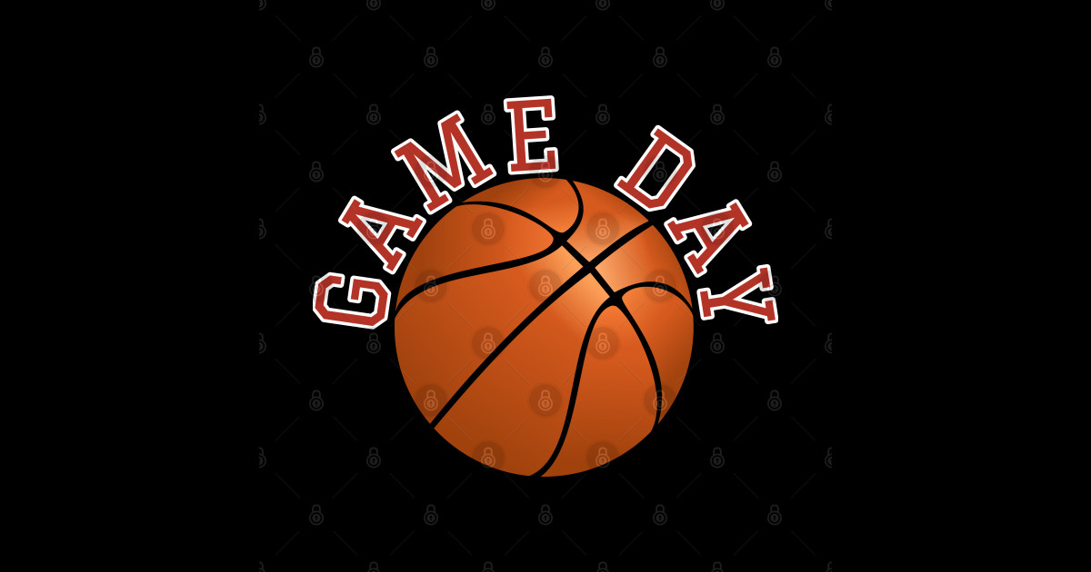 Game day basketball design - Game Day - Sticker | TeePublic