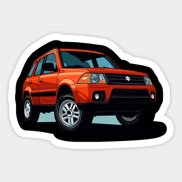 Suzuki Grand Vitara 2 - Tshirtdesign - Sticker | TeePublic