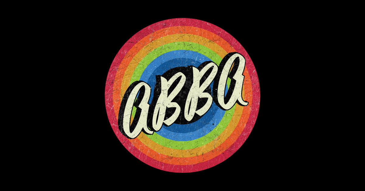 Vintage Style - ABBA - Abba - Sticker | TeePublic