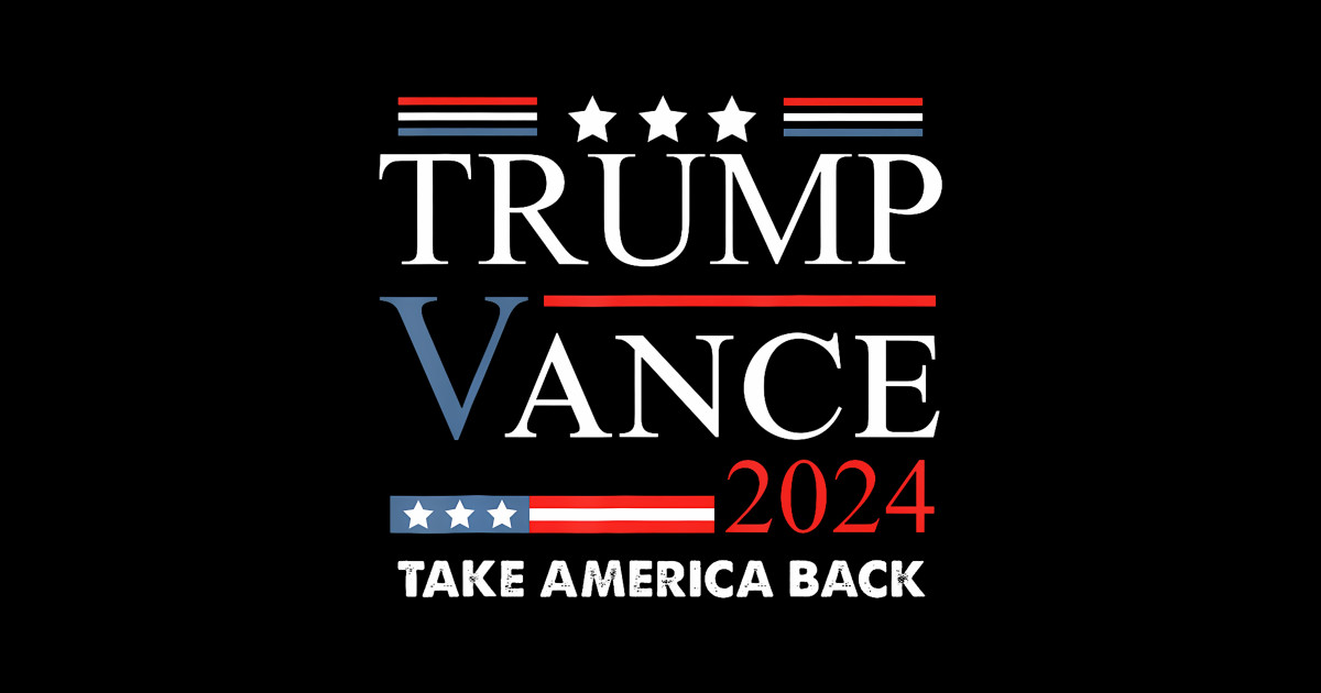 Trump Vance 2024 Us Flag Vintage - Election President 2024 - Trump ...