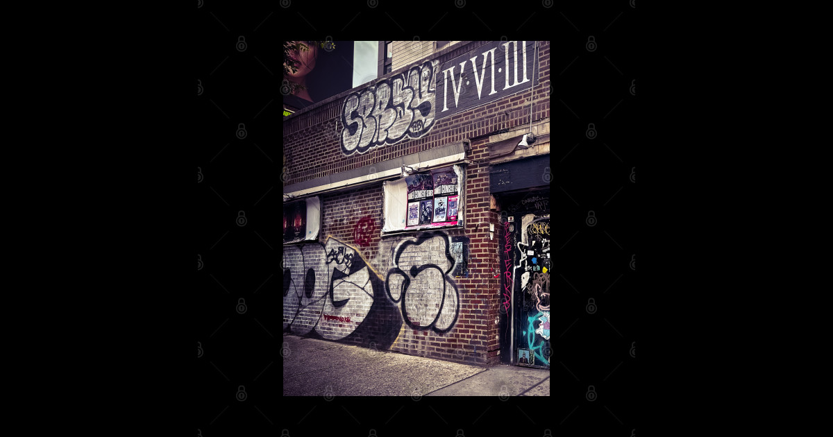 Hudson Square Graffiti Manhattan NYC - Graffiti - Posters and Art ...