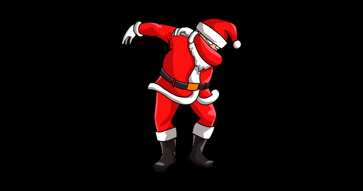 Dabbing Santa Christmas Tshirt Gift Dab Santa Claus - Dabbing Santa ...