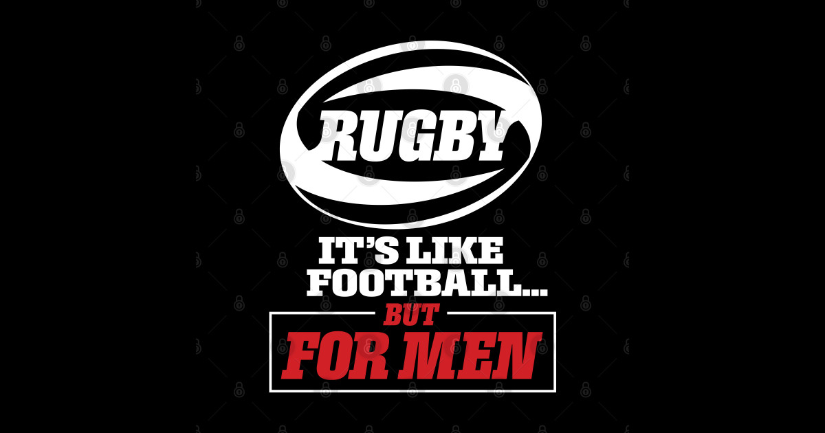 Rugby - Football for Men - Rugby - Sticker | TeePublic