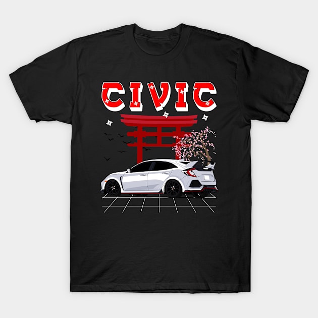 civic type r jdm cars - Civic Type R - T-Shirt | TeePublic
