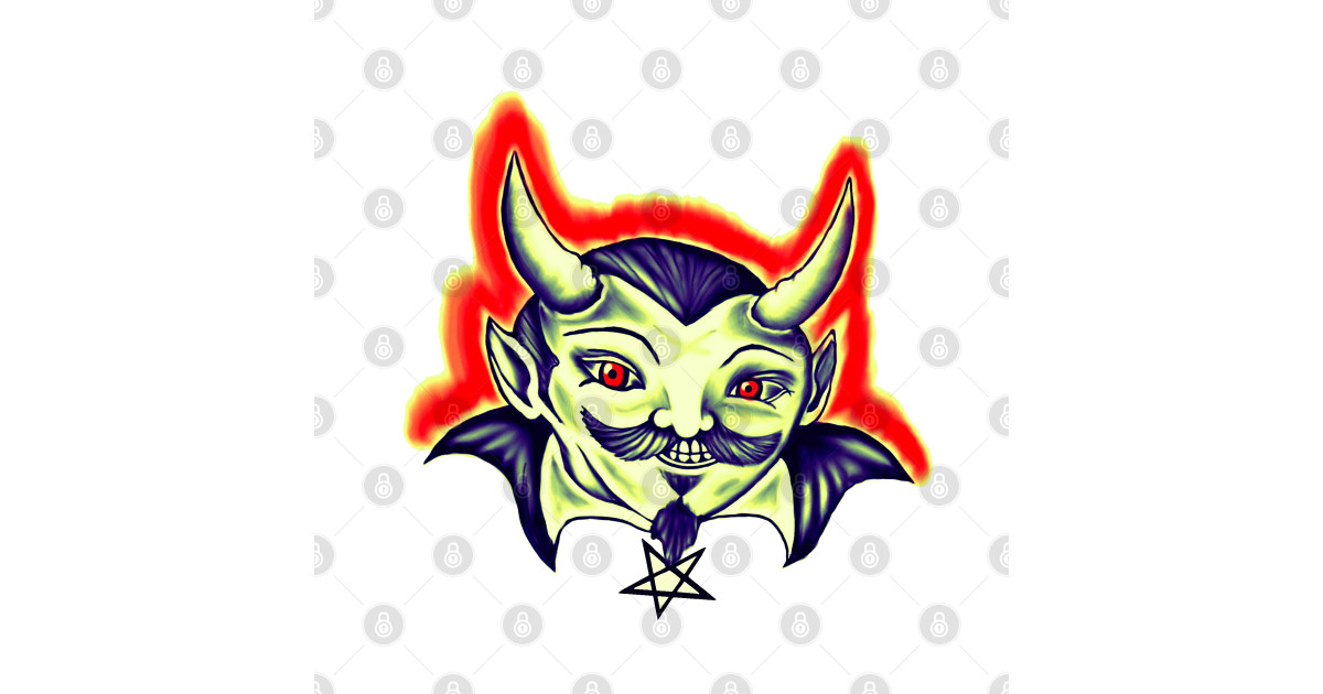 Cheeky Devil - Devil - T-Shirt | TeePublic