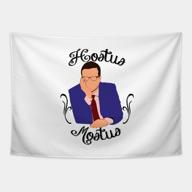 Hostus Mostus - Typographic - Tapestry | TeePublic