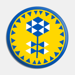 Ukrainian Flag Sunflower Pins and Buttons for Sale | TeePublic