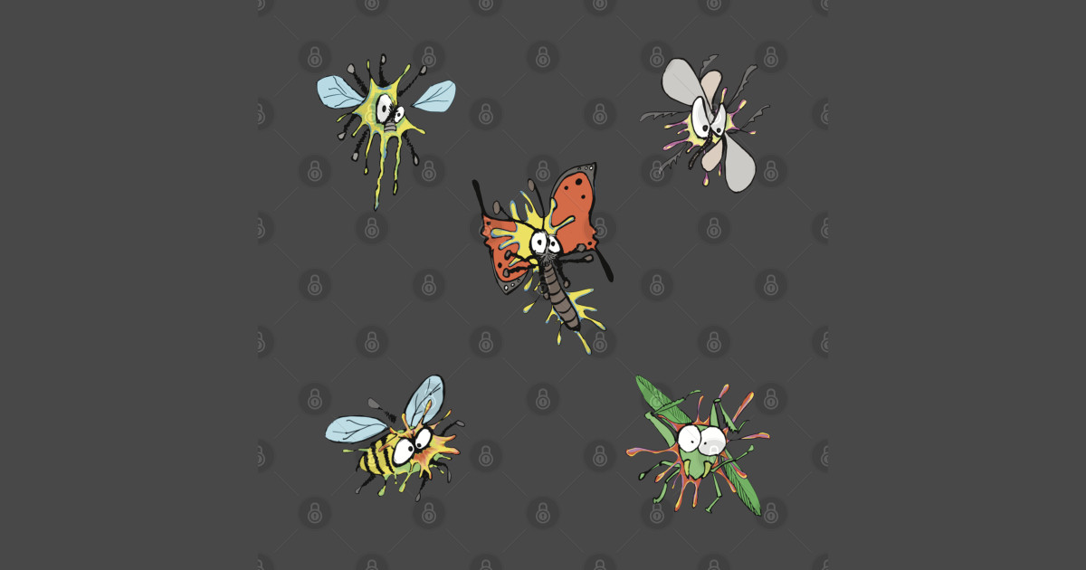 Window Pain-Bugs experience window pain - Butterflies - T-Shirt | TeePublic