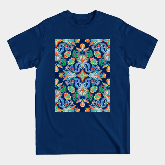 Boho Navy and Brights - Boho - T-Shirt sold by Doris Liu | SKU 2344780 ...