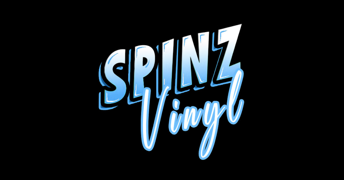 Spinz Vinyl Logo Blue - Spinz Vinyl - Sticker | TeePublic