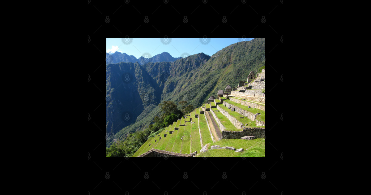 Inca Terraces of Machu Picchu. Peru - Peru - Posters and Art Prints ...