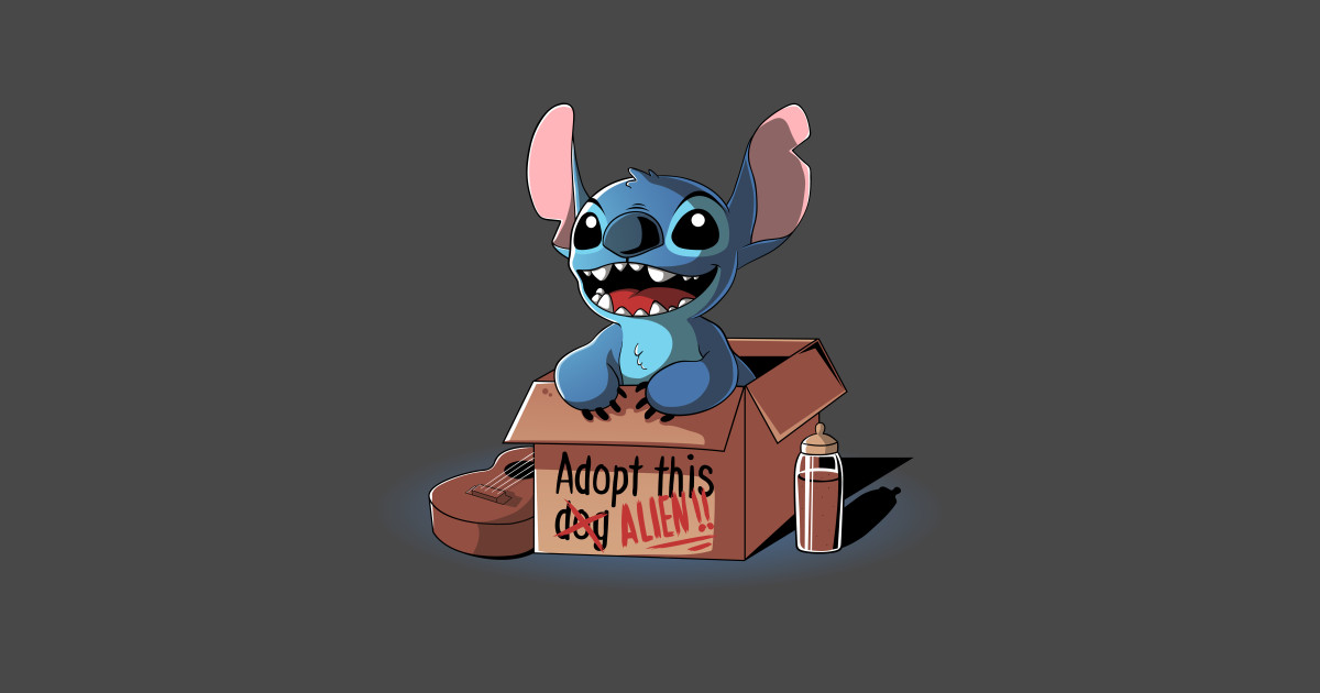 Adopt Stitch - Dog mother - Pet owner - Lilo And Stitch - T-Shirt ...