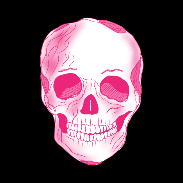 Pink Skull - Skull - Phone Case | TeePublic