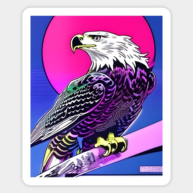 The Mighty Eagle - Eagle Design - Sticker | TeePublic