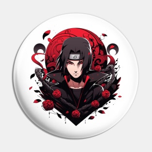 Itachi Uchiha Itachi Uchiha Uchiha I Pins and Buttons for Sale | TeePublic