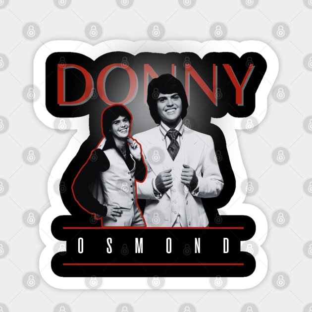 Donny osmond +++ 70s retro - Donny Osmond - Sticker | TeePublic
