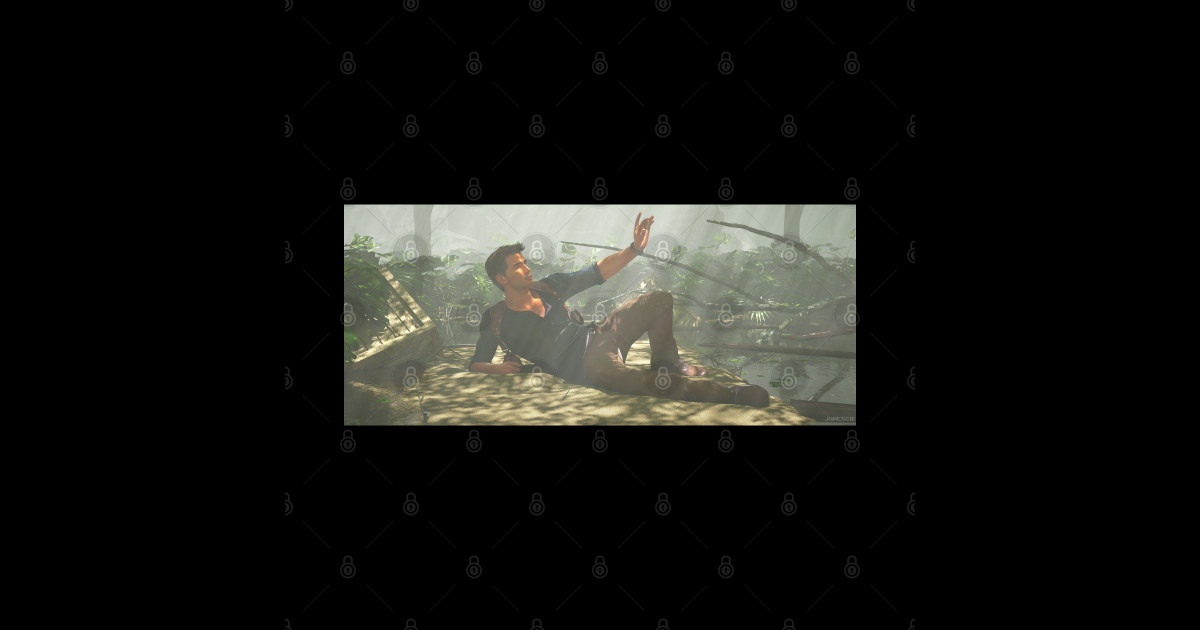 Nathan Drake golden coin - Nathan - Sticker | TeePublic