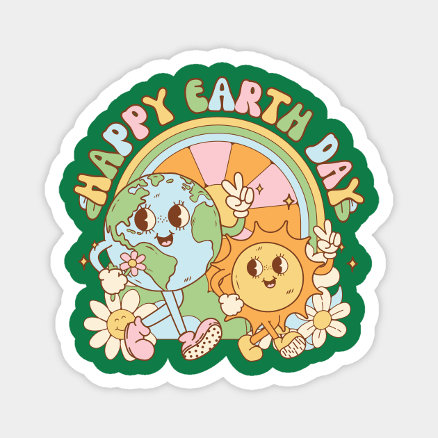 Happy Earth Day Retro Earth Day 2024 Environment - Earth Day 2024 ...