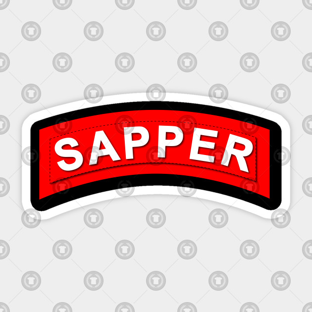SAPPER Tab - ver 2 - Sapper Tab Ver 2 - Sticker | TeePublic