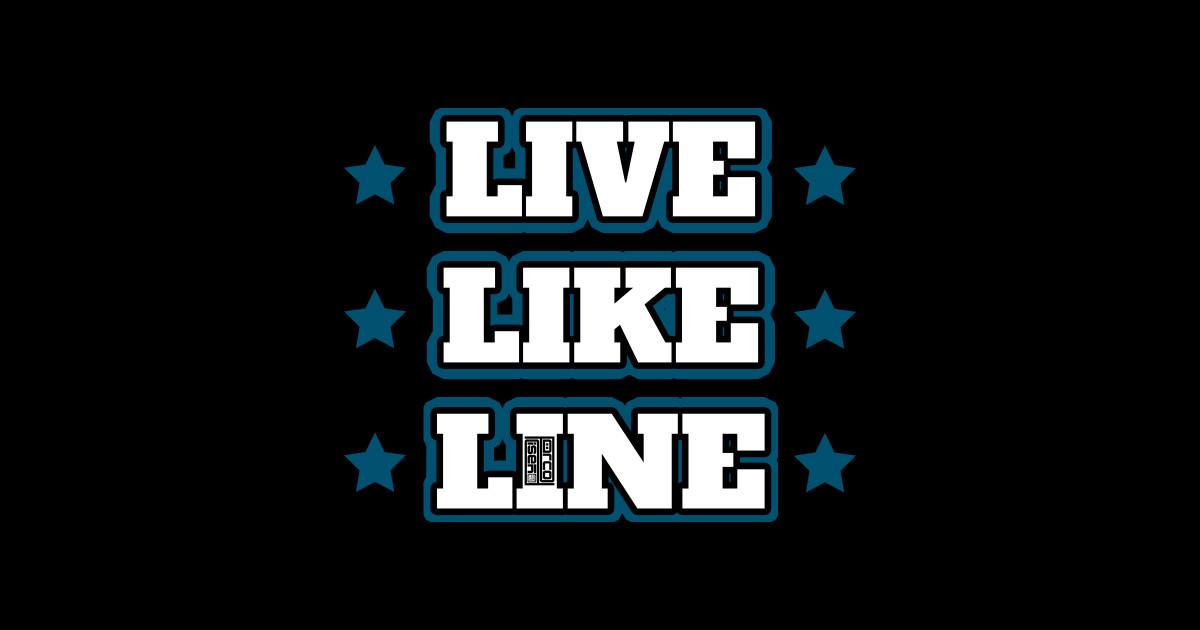 Cool Live Like Line Star Volleyball Team Sports Play - Live Like Line ...