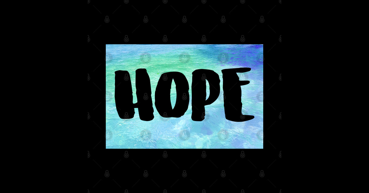 Hope - Ocean - Sticker | TeePublic