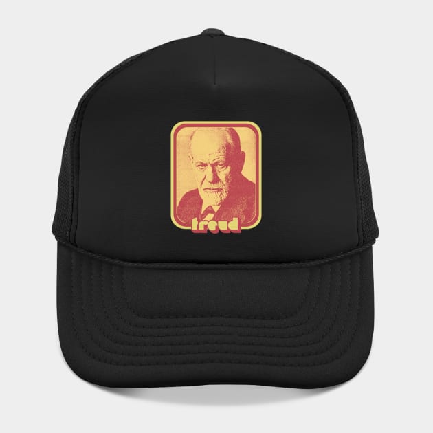 Sigmund Freud // Retro Aesthetic Fan Art Design - Freud - Hat | TeePublic