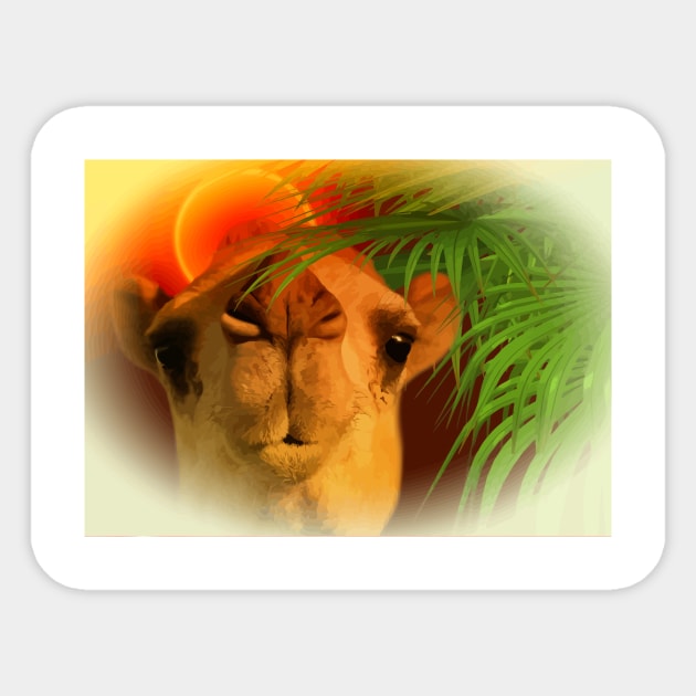 Kamel Dodo denkt "oh" was ist das? - Kamel - Sticker | TeePublic