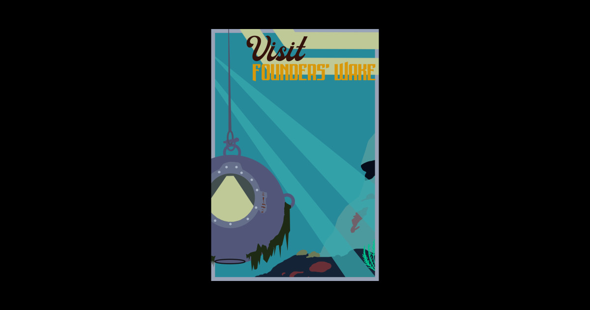 Founders' Wake Tourism Poster - The Adventure Zone - Magnet | TeePublic