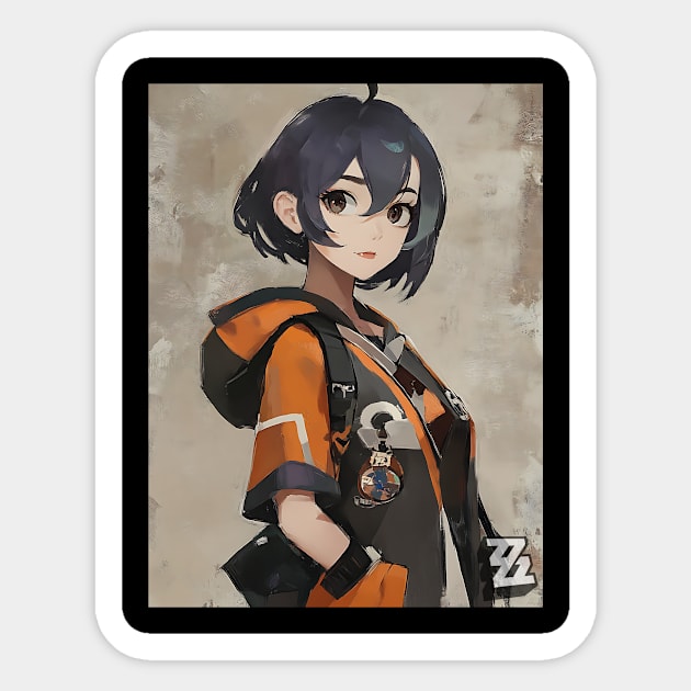 ZZZ Belle Fanart - Zenless Zone Zero - Sticker | TeePublic