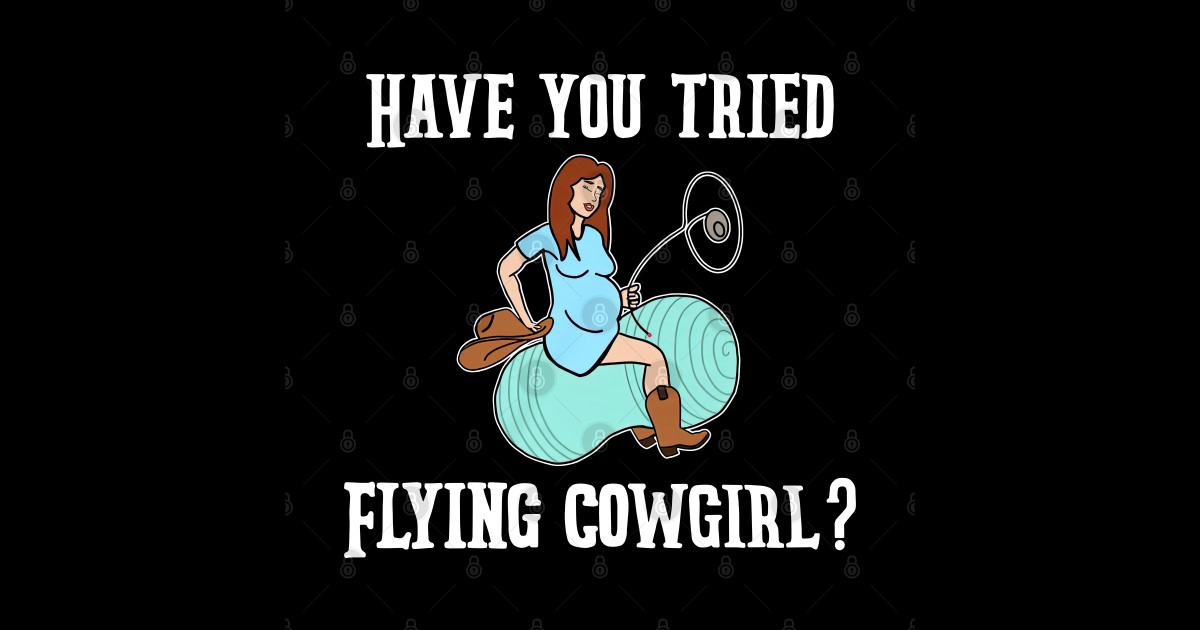 Flying Cowgirl Peanut Ball Labor And Delivery Nurse Birthing - Flying ...
