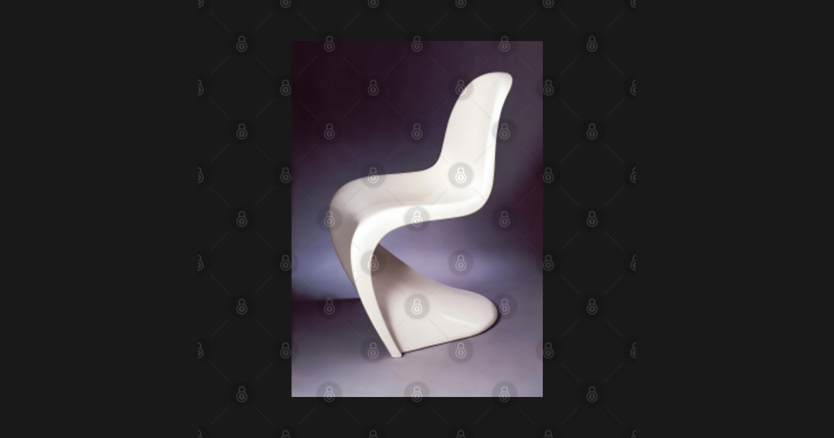 Y2k Futuristic Minimalist White Chair - Y2k Aesthetic - T-Shirt | TeePublic