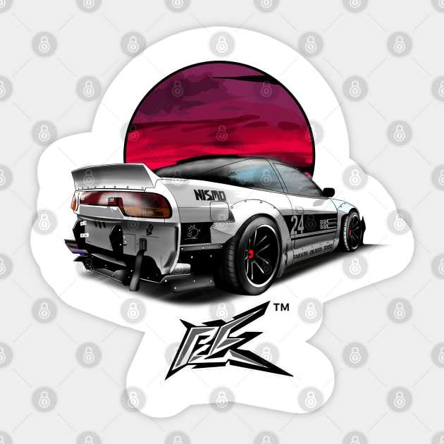 240SX nismo silvia s13 pandem - Silvia S13 - Sticker | TeePublic