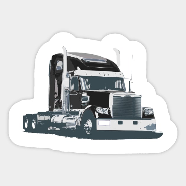 Freightliner Coronado - Truck - Sticker | TeePublic