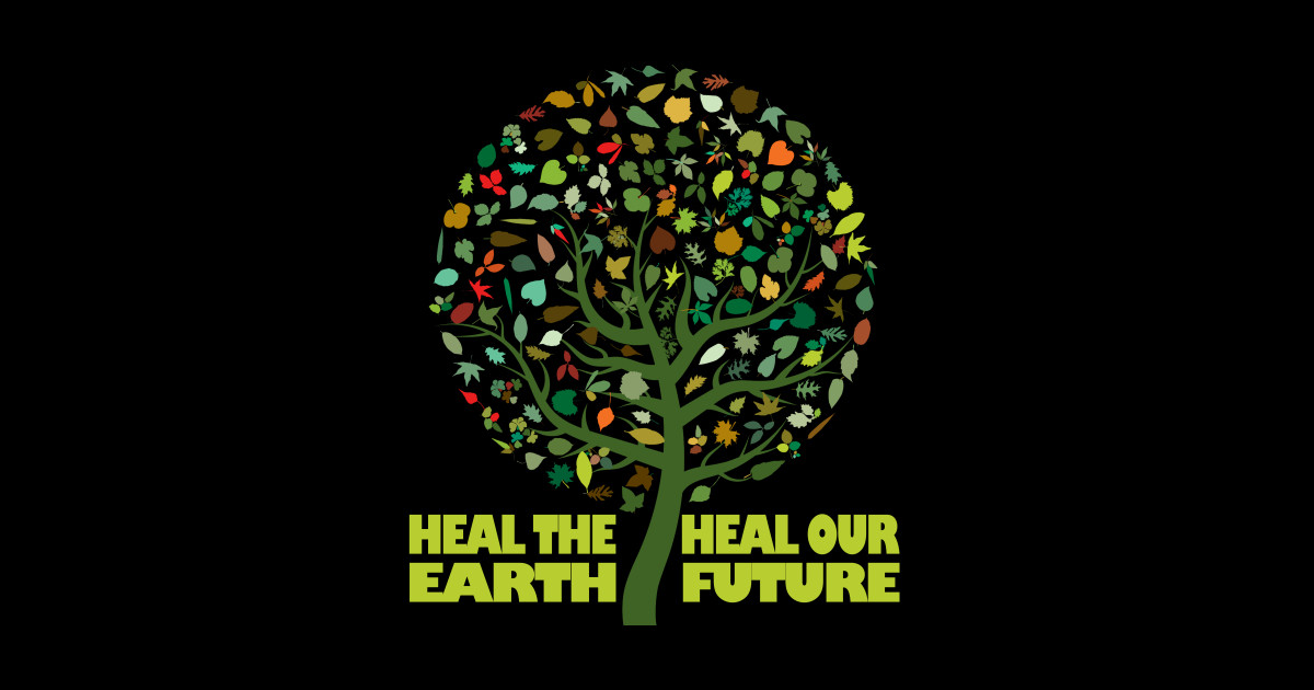 heal the earth heal our future - Environment - Sticker | TeePublic