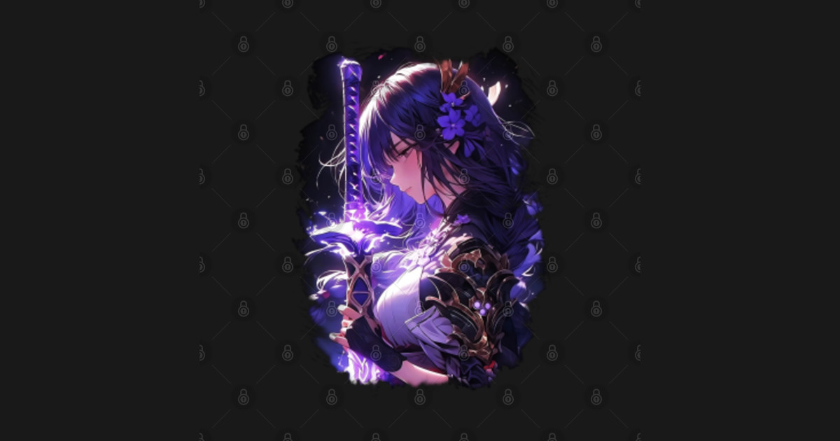 shogun raiden - Shogun Raiden - T-Shirt | TeePublic