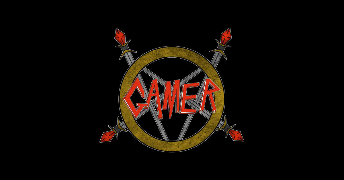 Metal Gamer - Metal - Sticker | TeePublic