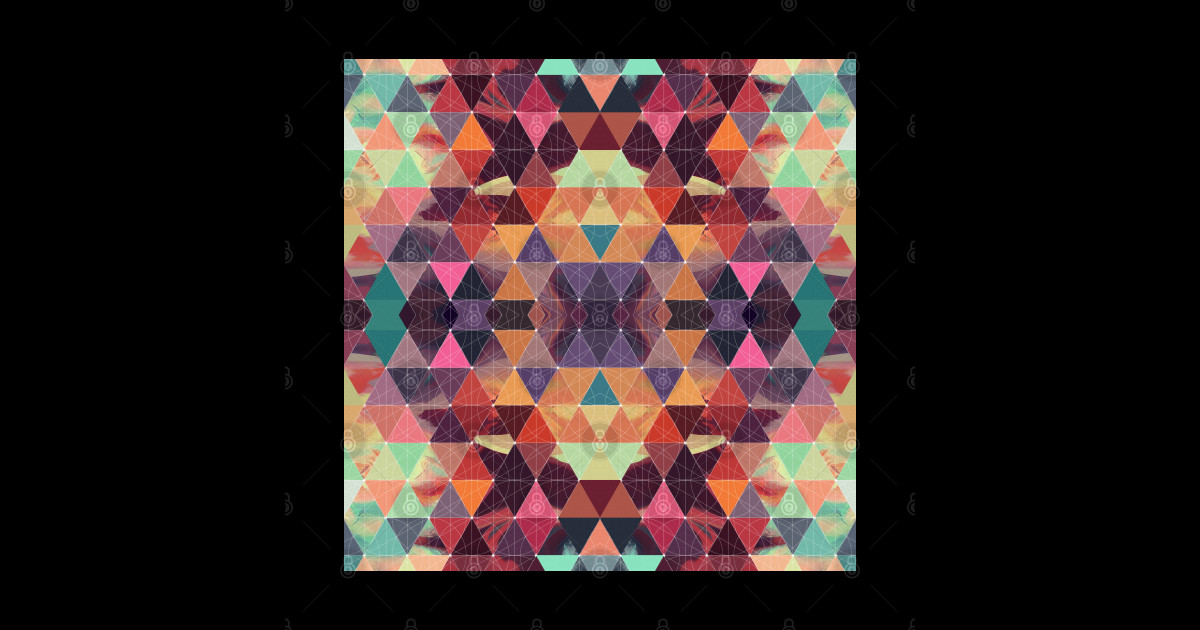 Geometric Pattern - Seamless Pattern - Sticker | TeePublic