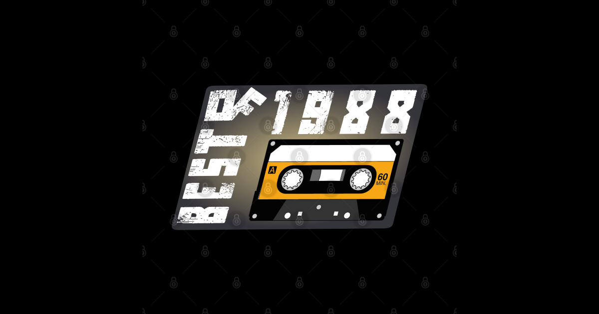 best of 1988 31 years old - Best Of 1988 - Sticker | TeePublic