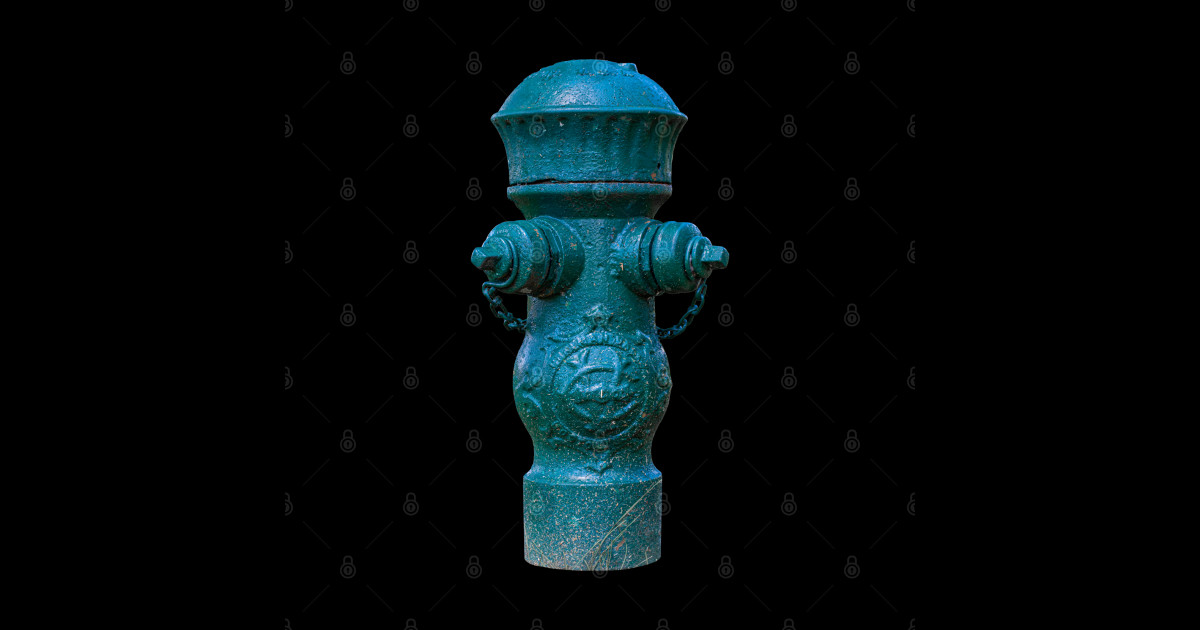 Potbellied Firefighter - Fire Hydrant - Sticker | TeePublic