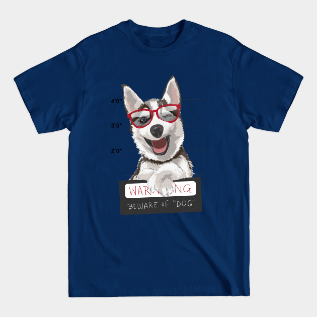Husky In Jail - Husky Dog - T-Shirt sold by Nawatha m Duncan-hayes ...