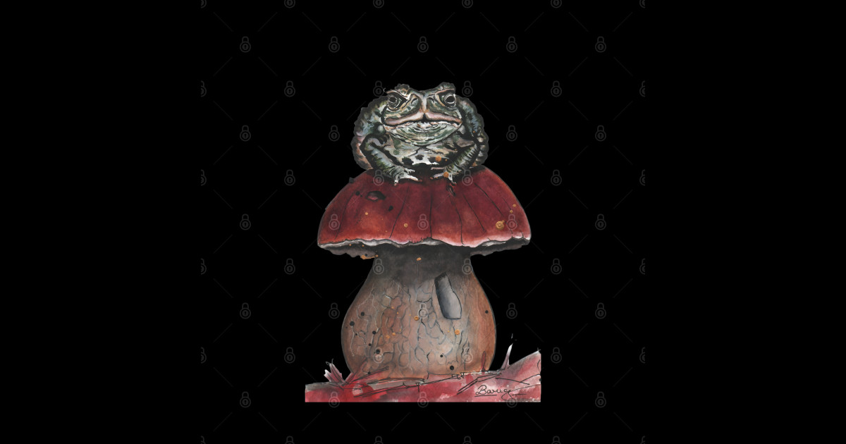 Toad-ally Unstoppable in 2026 - Grumpy Toad on Mushroom - Funny Text ...